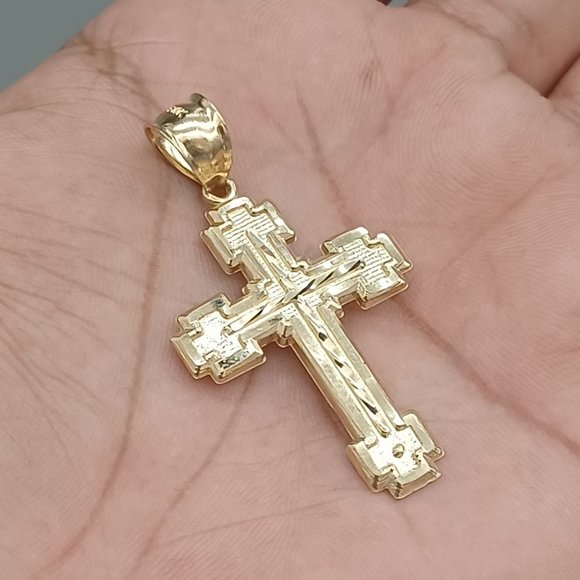 Stamped | Accessories | Kt Real Gold Cross Pendant | Poshmark